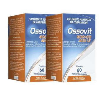 Kit Ossovit Com 2 Caixas De 60 Comprimidos Cada - ARTE NATIVA ...