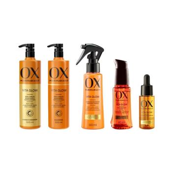 Kit Ox Vita Glow Mari Maria Cond+Shampoo+Serum+Oleo+Tonico - BB Cream ...