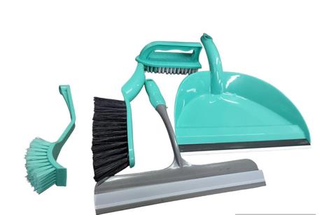 Kit pa escova e rodo de pia com 5 peças multiuso color - FRATELLI ...