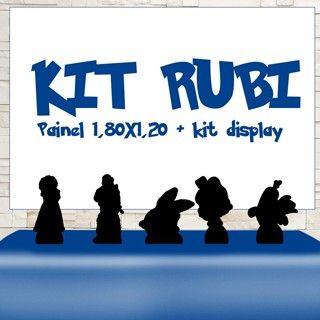 Kit Painel display Festa Infantil Aleatorio RUBI - IMPAKTO VISUAL ...