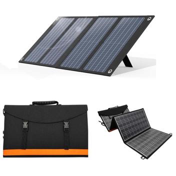 Kit Painel Solar Placa Energia Com Carregador Usb Dobrável 100W - PONTO ...