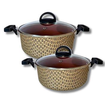 Kit Panelas Panela France Tamanho Grande Nº22 E Nº24 Antiaderente ...