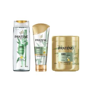 Kit Pantene Bambu 1 Sh 400Ml + 1 Cond 250Ml + Masc 600Ml - Kit de ...