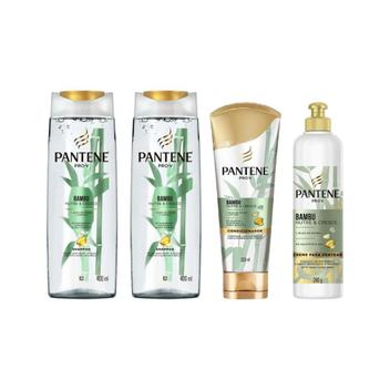 Kit Pantene Bambu 2 Sh 400Ml + 1 Cond 250Ml + Cr Pent 240G - Shampoo ...