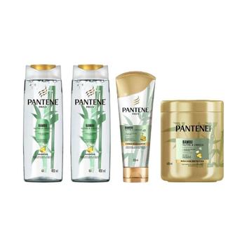 Kit Pantene Bambu 2 Sh 400Ml + 1 Cond 250Ml + Masc 600Ml - Kit de ...