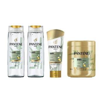 Kit Pantene Bambu 2 Shampoo 200Ml+1 Cond 150Ml+1 Masc 600Ml - Kit ...