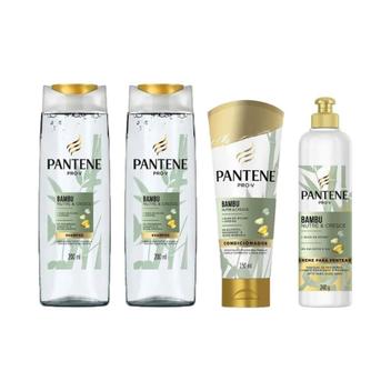 Kit Pantene Bambu 2 Shampoo 200Ml+Cond 150Ml+Creme Pent 240G ...