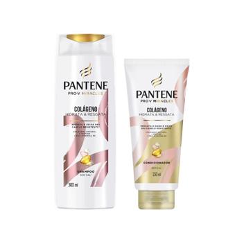 Kit Pantene Colageno Shampoo 300ml + Condicionador 150ml - Kit Shampoo ...