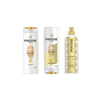 Kit Pantene Hidratação Shampoo+Cond+Creme Pentear - 3 Itens - Kit ...