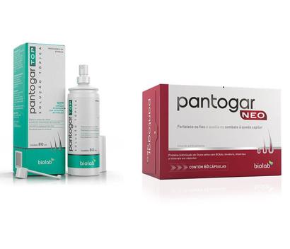 Kit Pantogar Neo Capsulas e Solução Tópica Antiqueda e Força - Loção ...