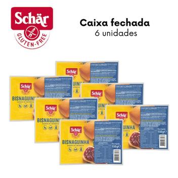 Kit Pão Bisnaguinha Schar 150G - Caixa Com 6 Unidades - Dr. Schar - Pão - Magazine Luiza