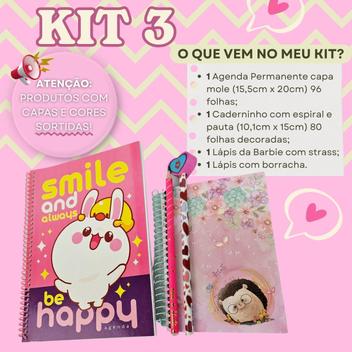Kit Papelaria Fofa Feminino Masculino Diversos Modelos Kawaii Escolar ...