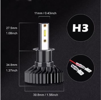Kit Par Ultra Led Infitary 1200 Lúmens Farol Carro Moto - Lagos ...
