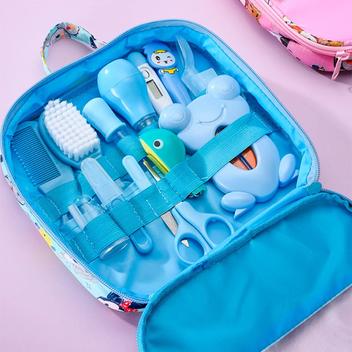 Kit Para Bebê Azul Higiene Completo Pente Escova - Kit Cuidados Bebê ...