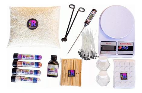 Kit Para Fabricação De Velas Artesanais Profissional - RAINBOWMIX ...