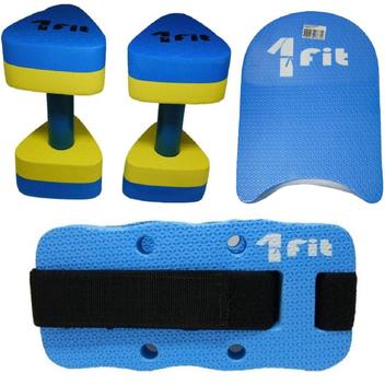 Kit Para Hidroginástica C/ Par de Halter Hidro P + Prancha - 1Fit ...