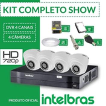 Kit para monitoramento Intelbras Completo Alta Definição - 4 Câmeras ...