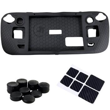 Kit Para Steam Deck Capa Case Protetora + 14 Acessórios Grip Silicone ...