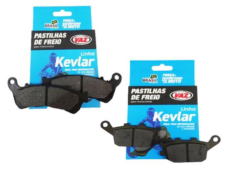 Kit Pastilhas de Freio Cb 300 R Abs 2009-2015 Kevlar Vaz - ECOPADS ...