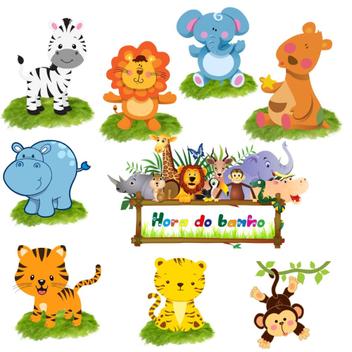 Kit Patch Aplique Termocolante safari I Carol Art c/ 10 un - Bordado ...