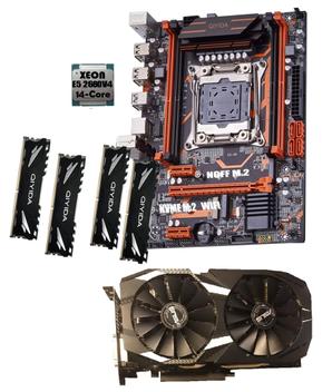 Kit PC Gamer X99 Gaming + Xeon E5 2680v4 14 Núcleos (Ryzen 5 5600) + 64GB DDR4 + RX 580 8GB ...