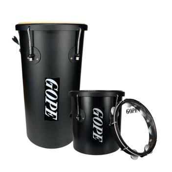 Kit Percussão Resenha Gope Com Pandeiro + Rebolo + Repique - Bateria e ...