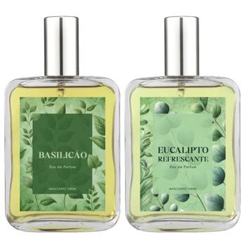 Kit Perfume Masc. Basilicão E Eucalipto Refrescante 100Ml - Essência Do ...