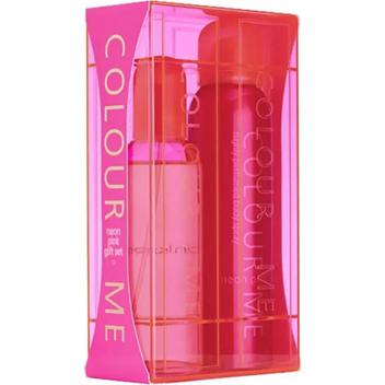 Kit Perfumes Colour Me Neon Pink - EDP 100ml + Body Spray 150ml ...