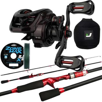 Kit Pesca Carretilha Drag 5kg Vara 1,80mt 25lb Capa Linha - VOXXI ...