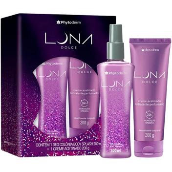Kit Phytoderm Luna Dolce Body Splash 200ml e Creme Acetinado 200g ...