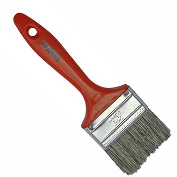 Kit Pincel Trincha 2 1/2 Pol Cerda Gris Pintura 12 Unidades - Bestfer ...