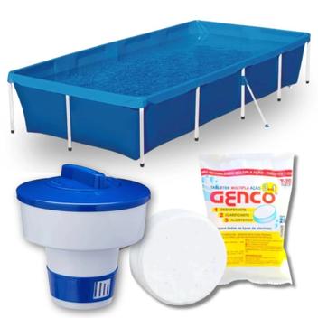 Kit Piscina de Armacao 3000 Litros Mor + Flutuador Grande + Pastilha de ...