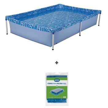 Kit Piscina Estruturada 1000L com Forro De 1000L Mor - Piscina Infantil ...