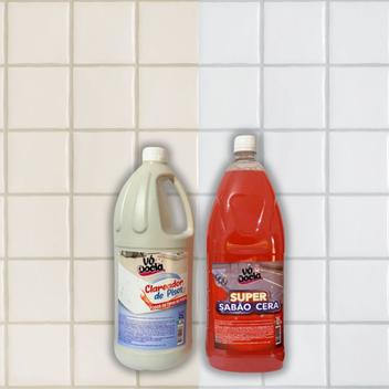 Kit Piso Limpo e Renovado Sabão Cera + Clareador Pisos 2L - VO DOCIA ...
