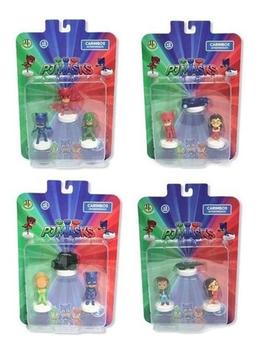Kit Pj Masks 12 Bonecos Carimbos Heróis - Dtc - Boneco PJ Masks ...