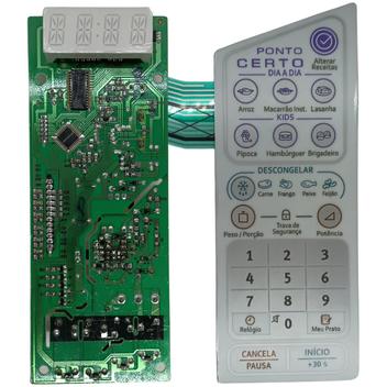 Kit Placa e Teclado Membrana Microondas Electrolux MEP37 - Peças para ...