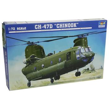 Kit Plástico Boeing Ch-47D Chinook 1/72 Trumpeter Trp01622 - Modelismo ...