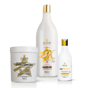 Kit Pó Descolorante 250g + Ox 5 volumes + DyPlex da Dyusar - DYUSAR ...