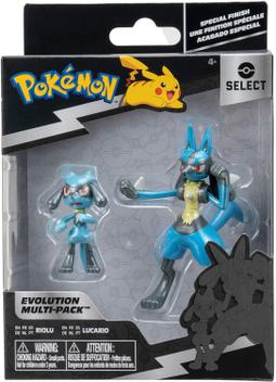 Kit Pokémon Select Evolution Multi Pack Riolu Lucario Sunny - Bonecos ...