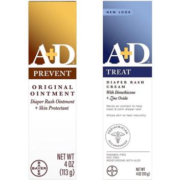 Kit Pomada A+D Prevent e Tratamento Original 113 g - Bayer - Creme ...