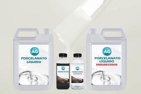 Kit Porcelanato Líquido Branco Tráfego AG - RAL9016 por M² - Resinas ag ...
