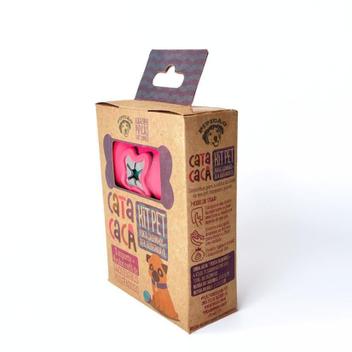 Kit Porta Cata Caca Rosa E 4 Rolos De Saquinhos Pipicão - Higiene ...