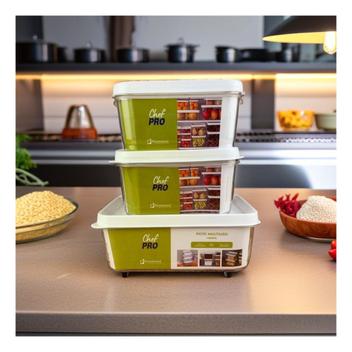 Kit Potes - Chef Pro - Porta mantimentos - Magazine Luiza