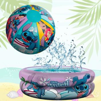 Kit Praia Lillo Stitch Piscina mais Bola de Praia - Store Birochi ...