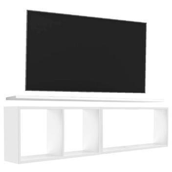 Kit Prateleira e nichos decorativos de parede com fixação invisível ...