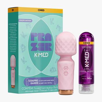 Kit Prazer K-Med com Lubrificante Íntimo 2 em 1 50g + 1 K-Toy Mini Magic Mexe - CIMED ...