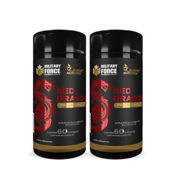 Kit Pré Treino Red Dragon Pré Workout 2x60 cápsulas - Alisson Nutrition ...