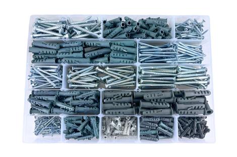 Kit Premium Plus 900 Peças Parafusos Buchas Gancho Escápula - Kit ...