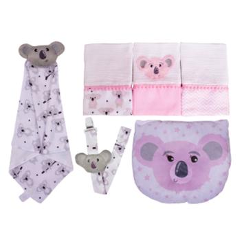 Kit Presente Chá de Bebê Maternidade 4 peças Menina - AVM Enxovais ...