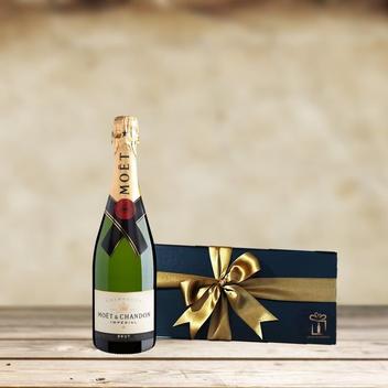 Kit presente champagne luxo moet & chandon presente diretora cliente ...